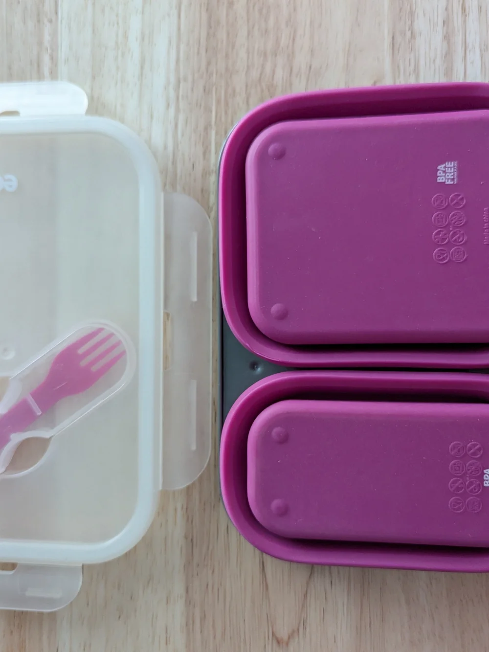 Bento Box | Kitchen | Bento Box Eco One Silicone Lunch Box With Spork ...